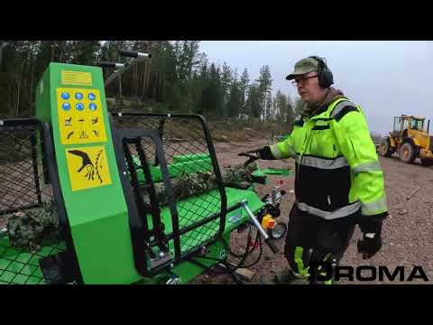 Klapikone 20 t / 14 hp bensiinikäyttöinen, Droma Wood