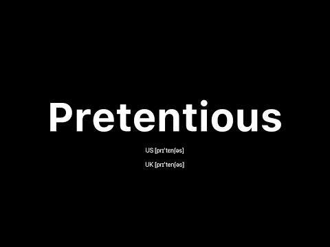 How to Pronounce Pretentious: πΊπΈ American English vs. π¬π§ British English