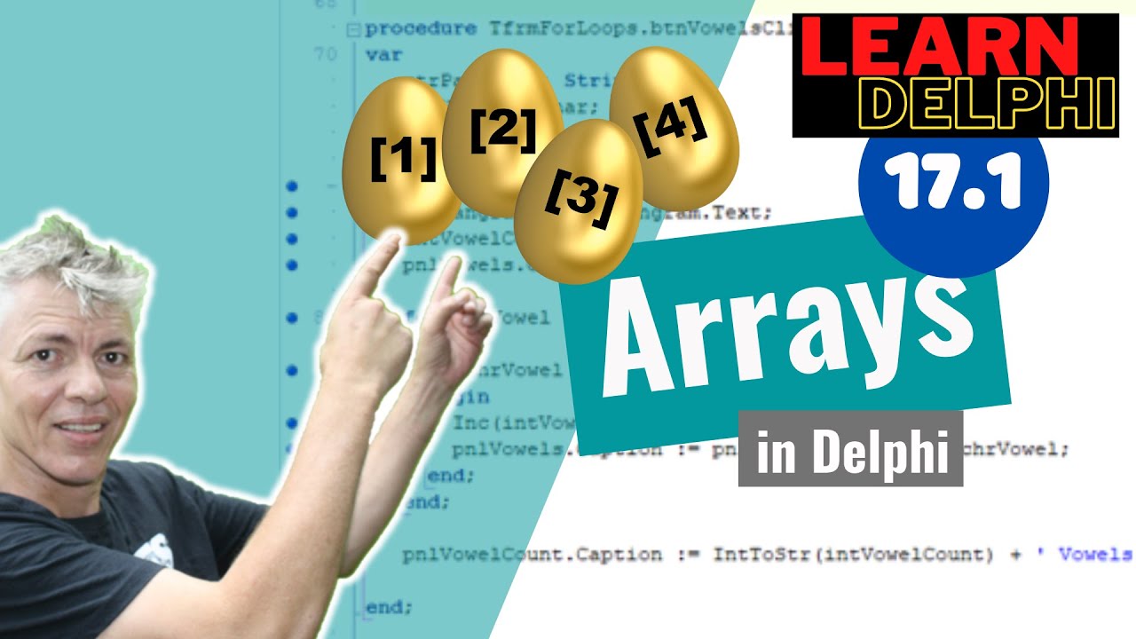 Learn Delphi Programming | Unit 17.1 | Introduction to Arrays in Delphi