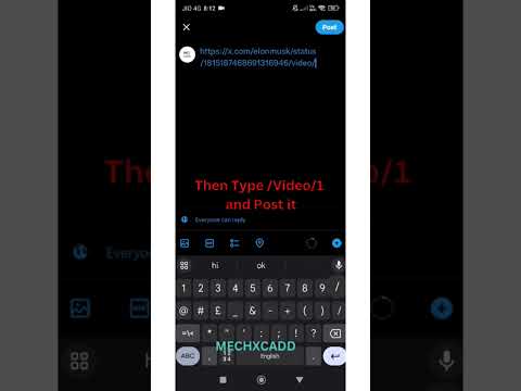 How to share someone's X (Twitter Video without retweeting #tech #xapp #twitter #tweet #knowledge