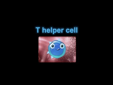 Supercytes cartoon - T helper cell