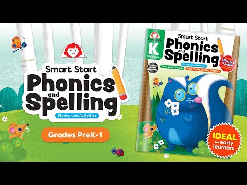 Evan-Moor's Smart Start: Phonics and Spelling Activity Books, Grades PreK-1