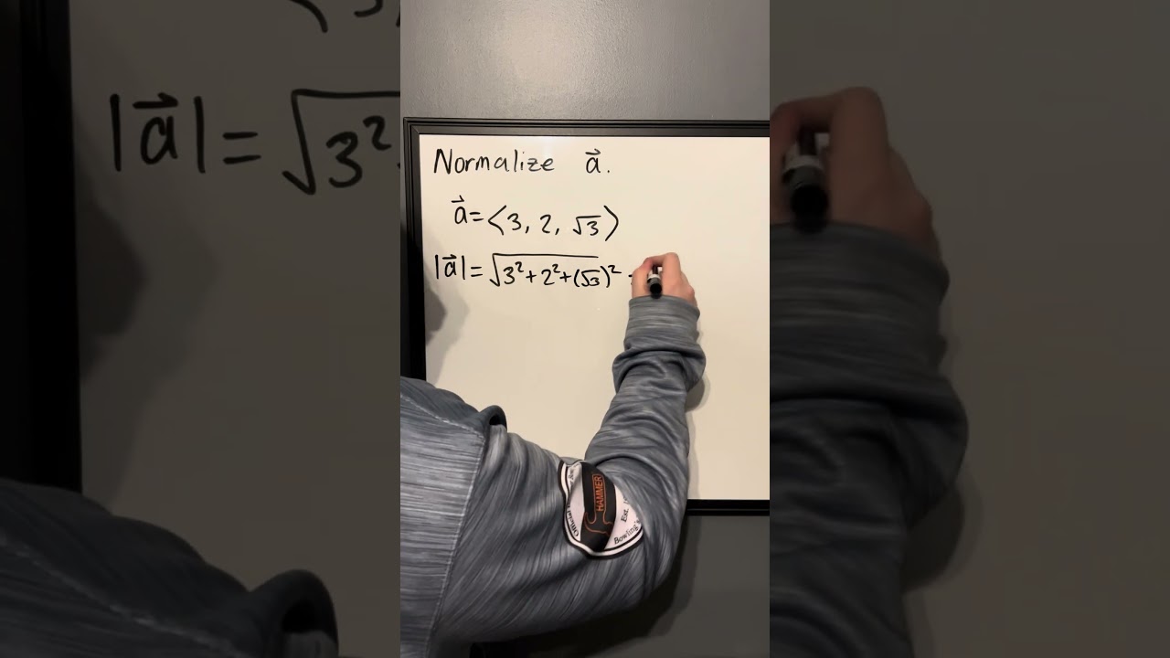 How To Normalize A Vector