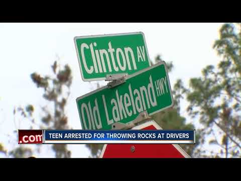 Juvenile arrested for reportedly throwing rocks at cars in Pasco County