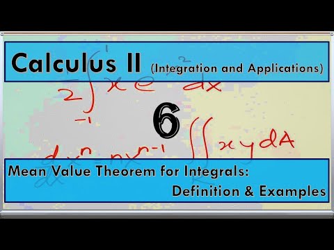 Mean Value Theorem for Integrals