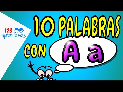10 palabras que inician con la letra A para niños.