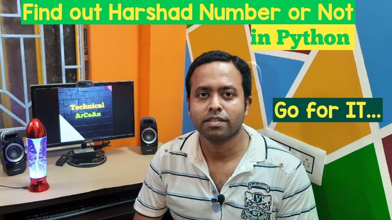 Find out Harshad Number or Not in Python Language | Python Example | Niven Number | Pycharm IDE