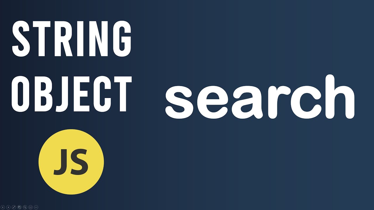 search method | String Object In JavaScript