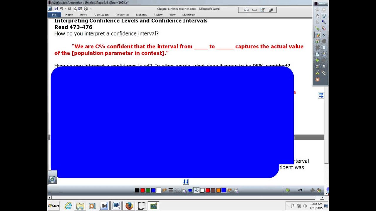 Chapter 8 Estimating with Confidence Part I