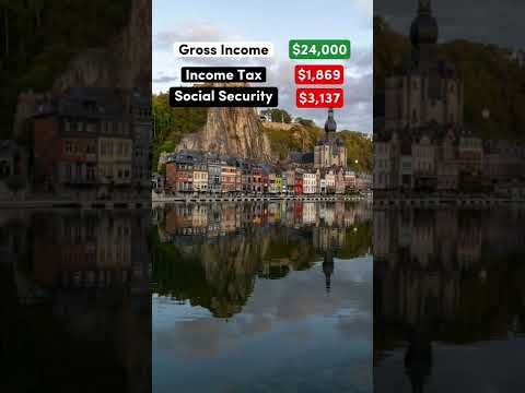 Living on $2,000/month After Taxes in Belgium #belgium #democrat #republican #salary