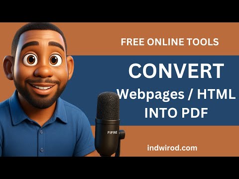 How to convert from html to pdf through i love pdf
