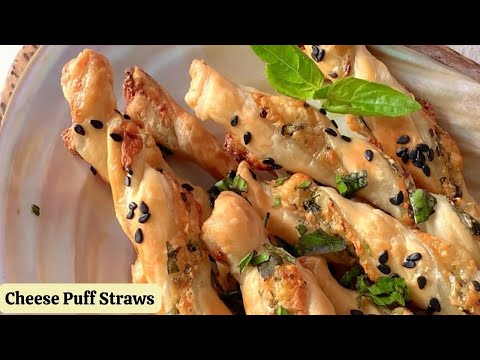 This Season’s Super Hit Recipe! Super Easy and Addictive Cheese Puff Straws, a Beginner's Recipe!