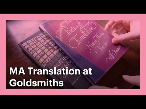 MA Translation at Goldsmiths