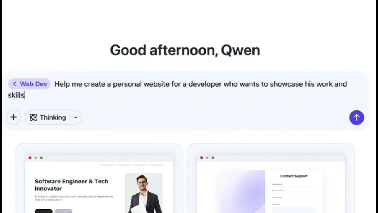 Qwen Web Dev just got even better! One click to deploy!