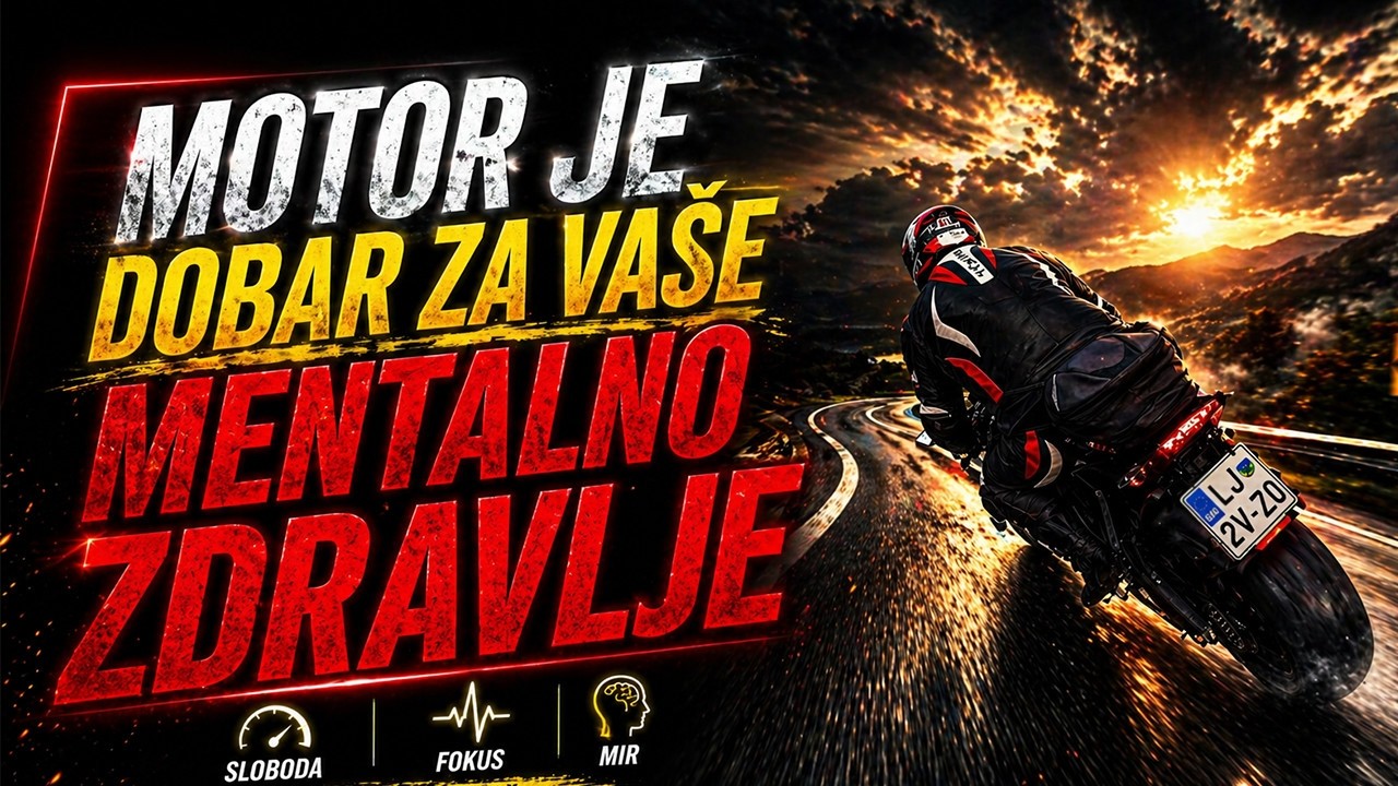 Vožnja Motora kao Terapija? Nauka Objašnjava Zašto Se Osjećaš Bolje 🧠🏍️