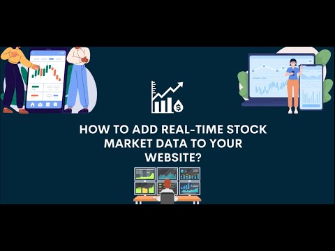 How to add real-time stock market data to your website?