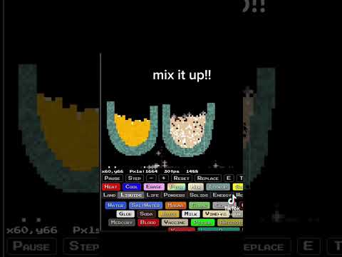 can you make CHEESE from PILK? #sandboxels #browsergame #gamedev #pixelart