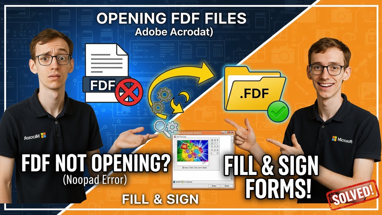 Opening FDF Files (Adobe Acrobat)