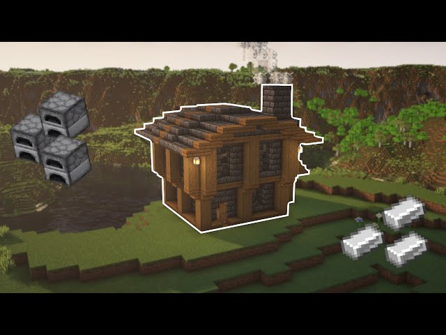 Super Smelter hidden inside blacksmith themed house (Schematic Download ...