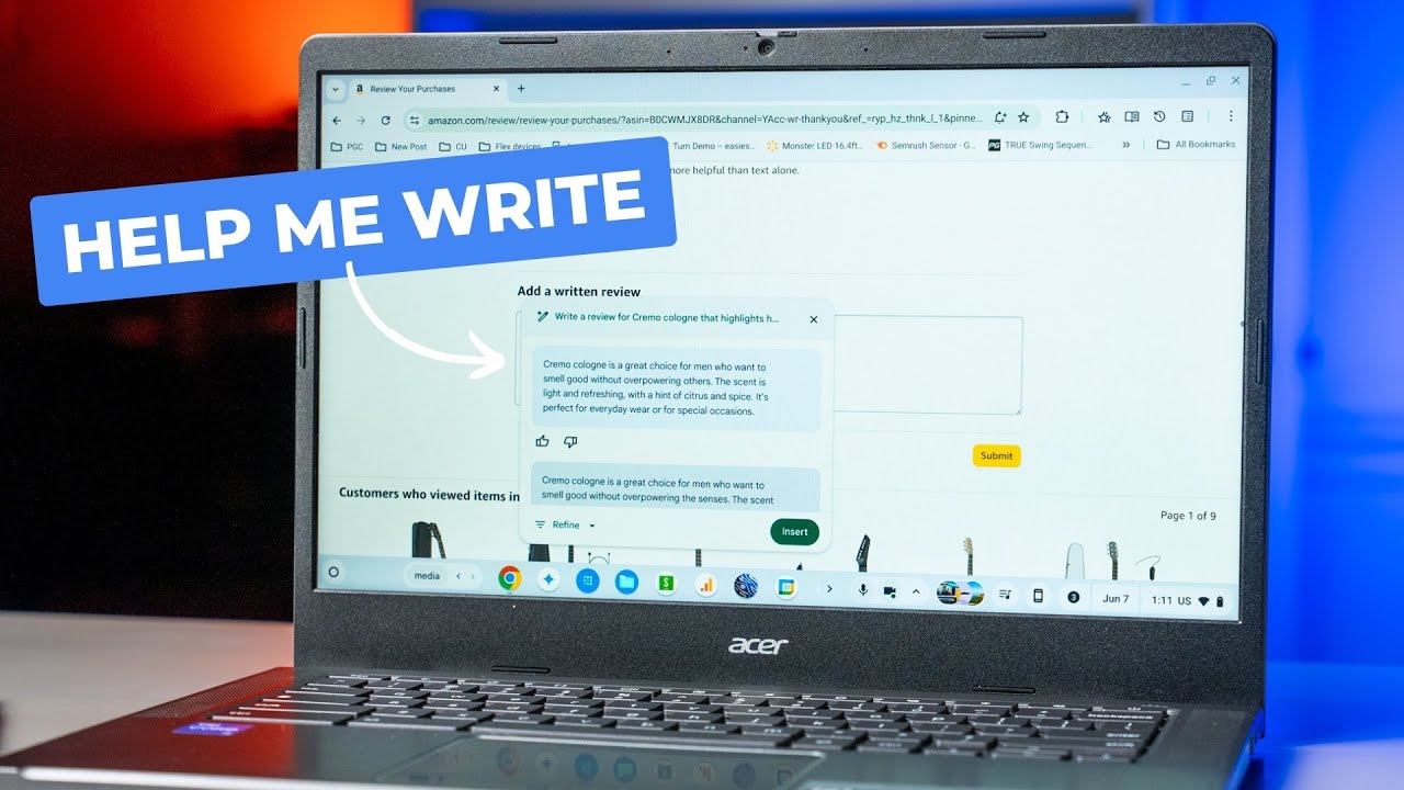 How and when to use ‘Help Me Write’ on Chromebook Plus