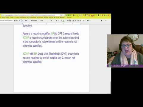 Medical Coding Tips — DVT Prophylaxis PQRS Medical Coding
