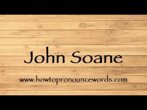 How To Pronounce John Soane ? How To say John Soane New Video