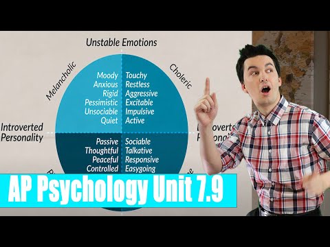Trait Theories of Personality [AP Psychology Unit 7 Topic 9] (7.9)