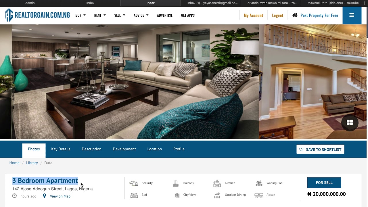 Property Search page 1
