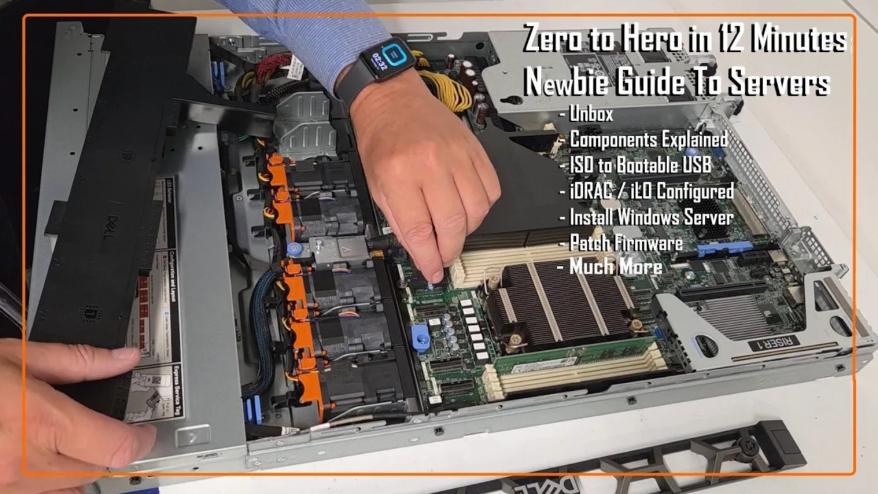 How To Set Up a Dell Server for Beginners!