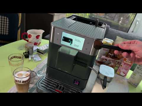 How to make Latte Macchiato using Pre-Ground coffee KitchenAid Automatic coffee machine KF8, KF7 DIY