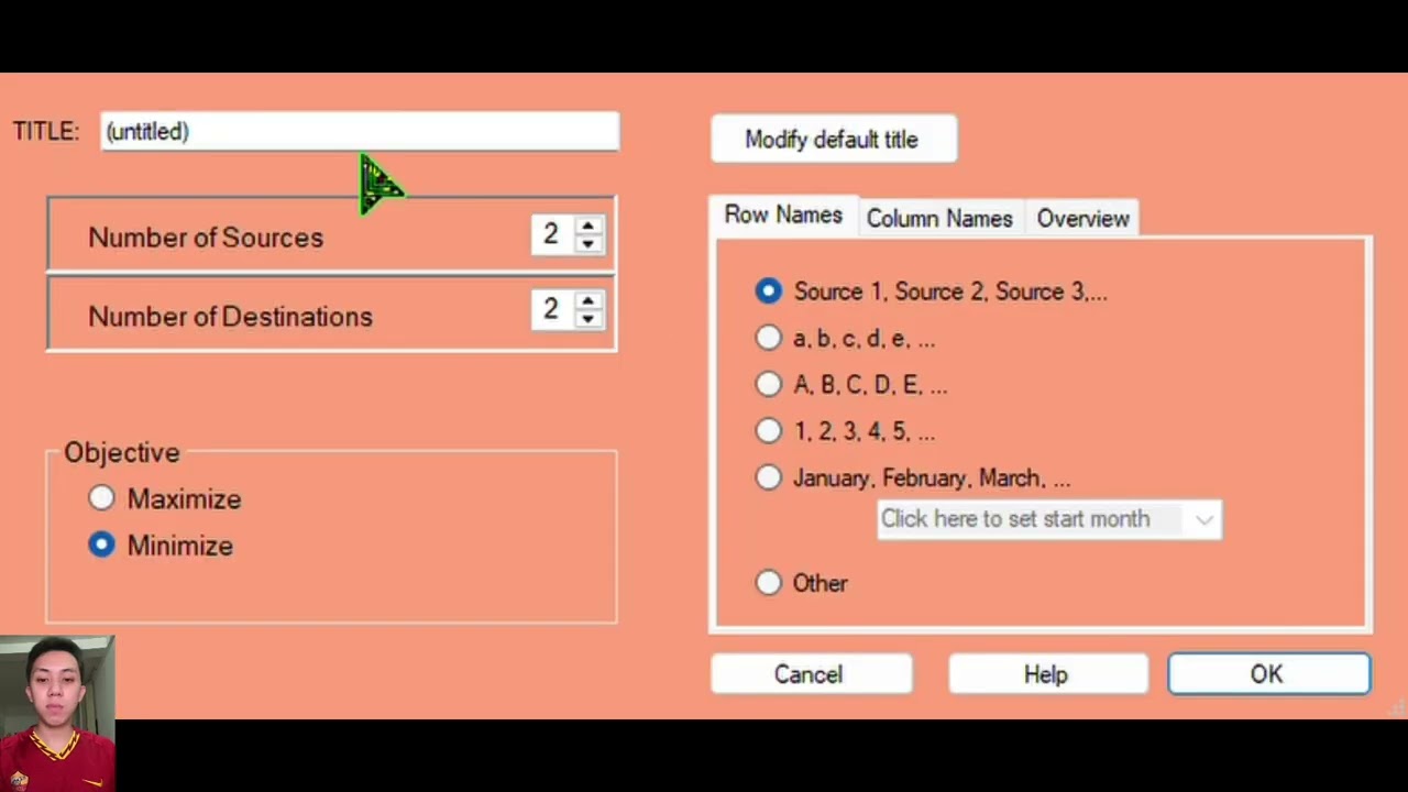Linear Programming using Excel QM (Simplex and Transportation Method Problems)