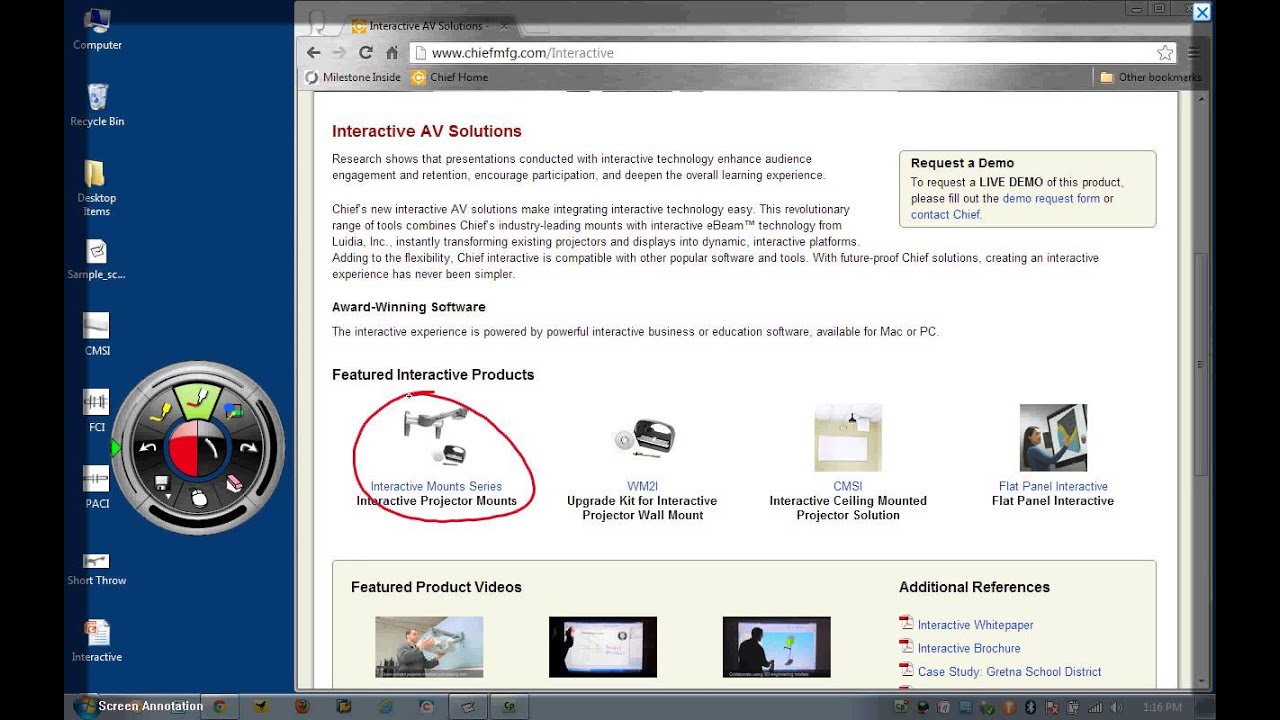 Interactive software: Annotate