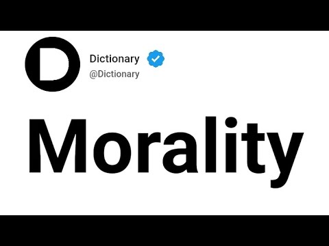 Morality Meaning In English
