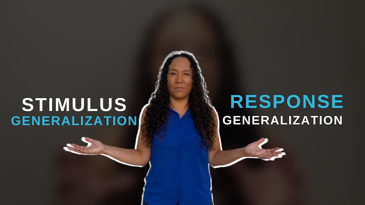 Stimulus v.  Response Generalization