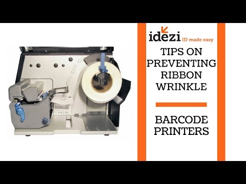 Tips on Preventing Ribbon Wrinkle - Barcode Printer - Learn - Idezi "ID Made Easy"