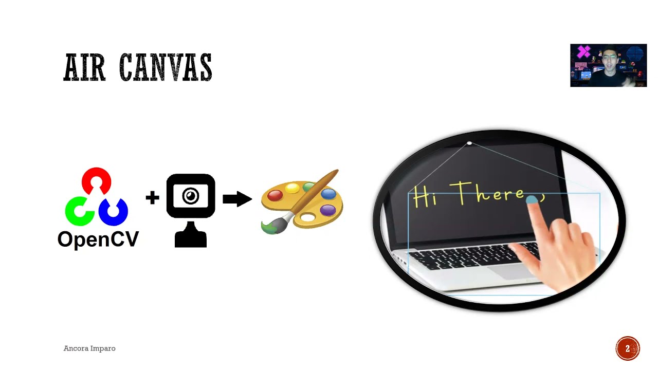 AIR CANVAS WITH OPENCV  (PART1)