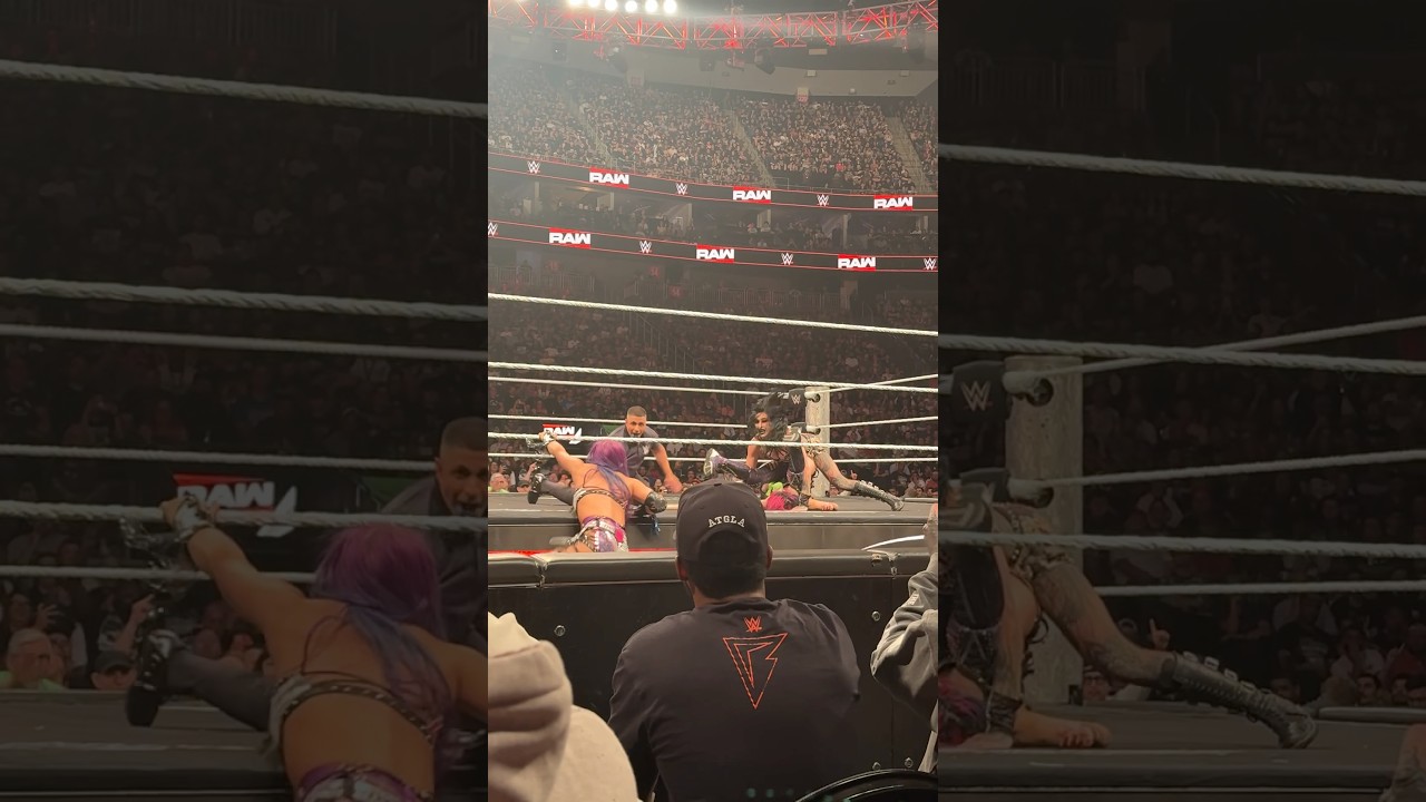 WWE Raw 4/20/26: Rhea Ripley & Iyo Sky vs Asuka & Kairi Sane @WWE #wwe #wweraw