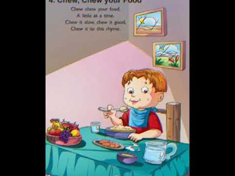Chew, Chew your Food || Rhyme || #Shorts #YouTube Shorts