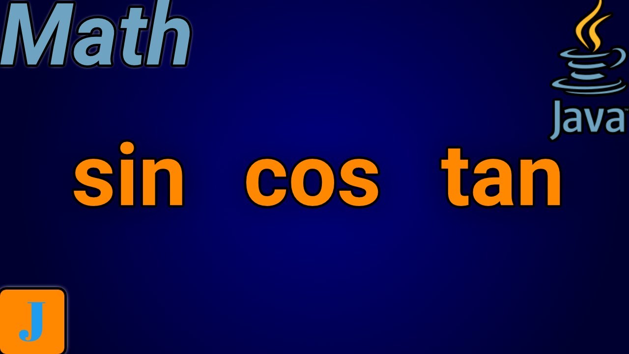 sin cos tan Java