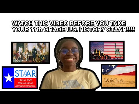 WATCH THIS VIDEO BEFORE YOU TAKE YOUR US HISTORY STAAR TEST!!(11th grade U.S. History STAAR Review)