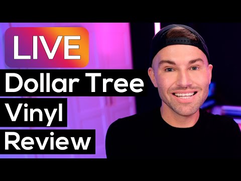 🔴 LIVE: Does Dollar Tree Vinyl Work with Cricut?! LIVE Test & Review of Dollar Tree Vinyl