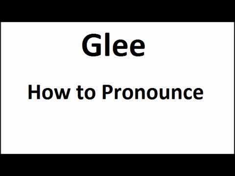 How to pronounce Glee||How to say Glee||Glee Pronunciation||ABDictionary
