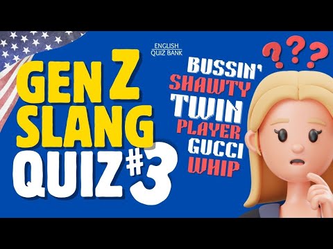 American Slang Quiz 2025 | Decoding Gen Z Slang Part 3 #americanslang