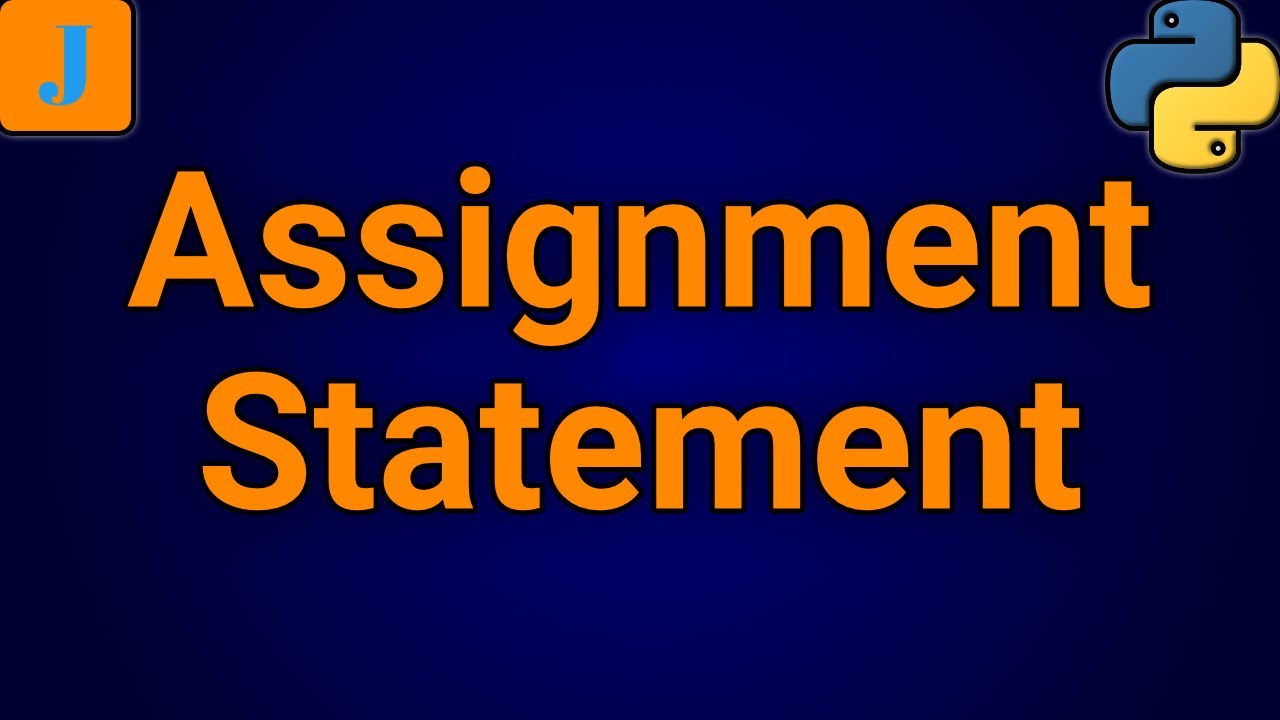 Assignment Statement In Python