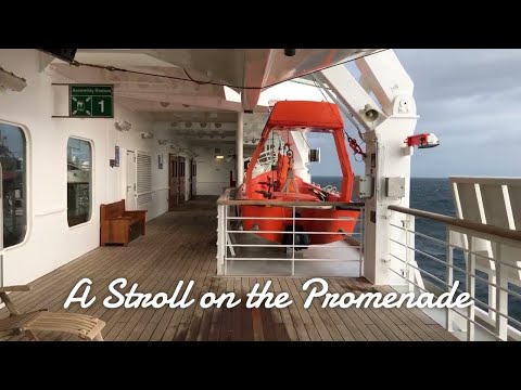A Lap of MS Noordam's Spacious Promenade Deck