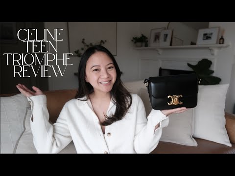 CELINE TEEN TRIOMPHE Bag Review | 2 Year Update | My Thoughts | Mod Shots | What Fits Inside