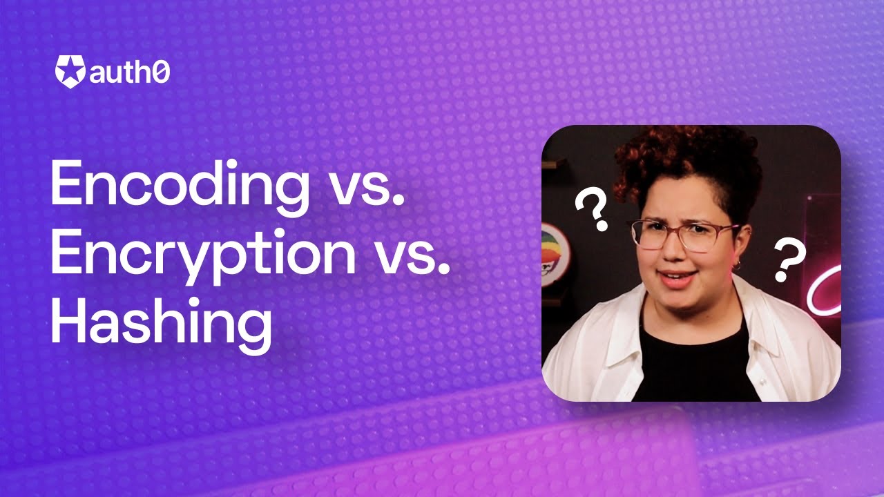 Encoding, Encryption and Hashing -- What's the Difference?