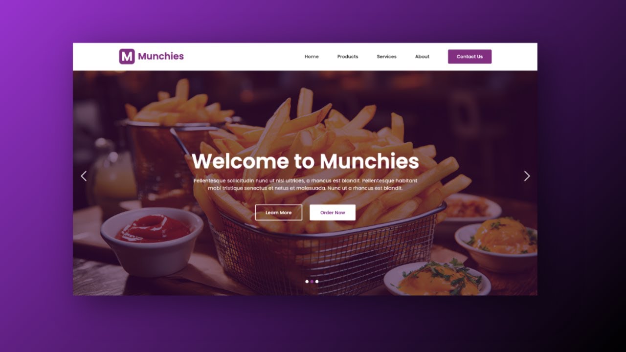 Classic Background Slider With CSS & JavaScript | Preview
