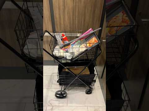 *SATISFYING* GROCERY CART! #amazon #amazonfinds #shopping #home #travel #amazongadgets #amazonhome