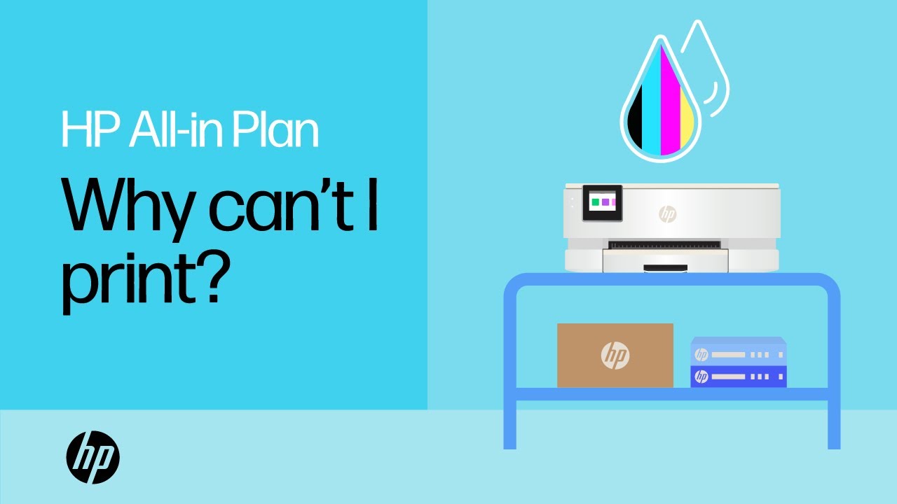Why can't I print with my HP All-in-Plan printer? | HP Support